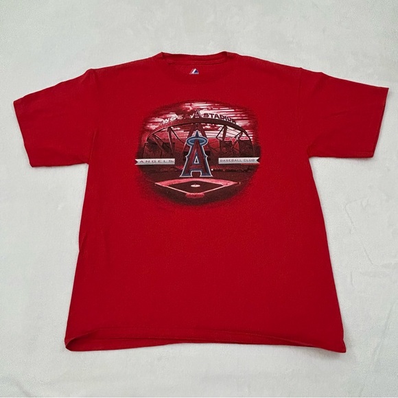 Majestic | Shirts | Vintage 208 Los Angeles Angels Anaheim Baseball ...